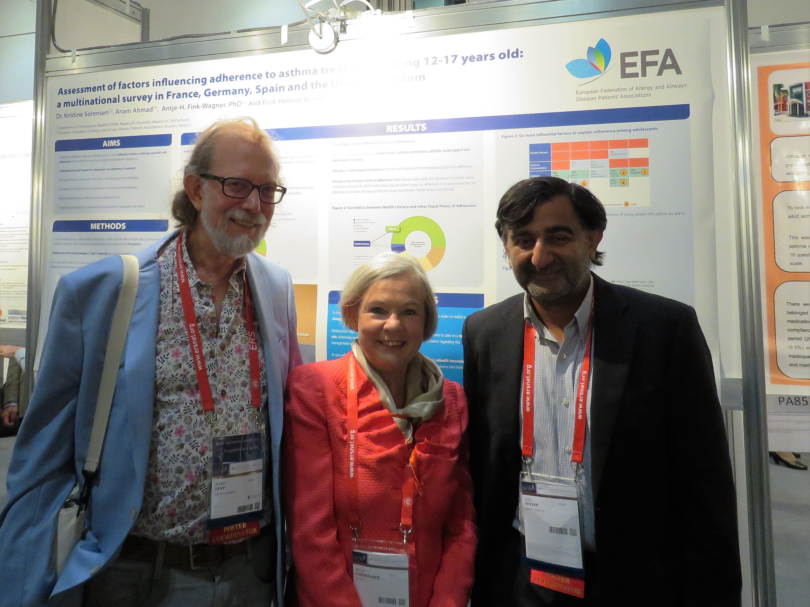 FENAER: PRESENTACIÓN DE PROYECTOS DE PACIENTES (EFA) EN EL CONGRESO ERS